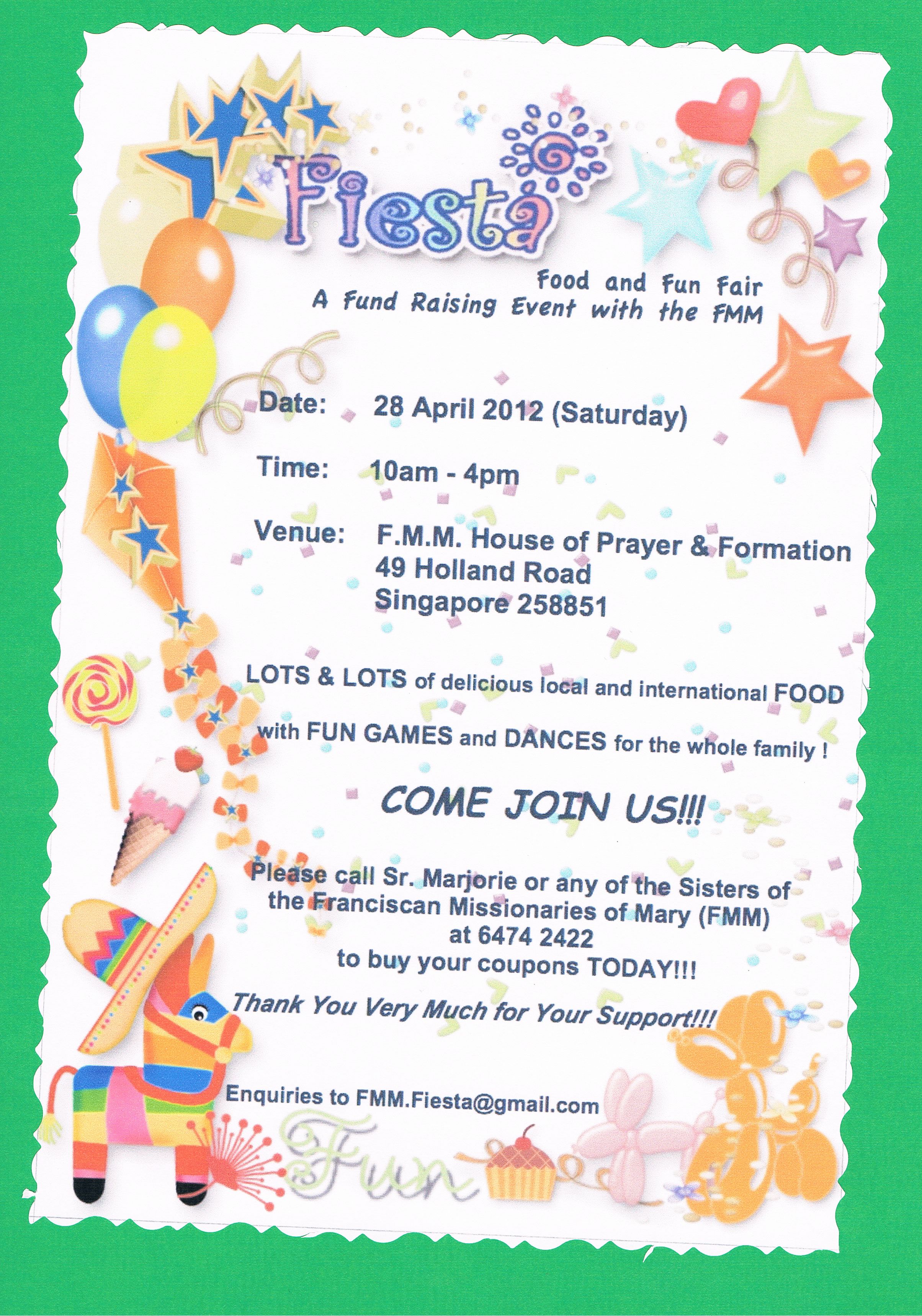 Food and Fun Fair with the FMM_Poster | SUPERADRIANME.com