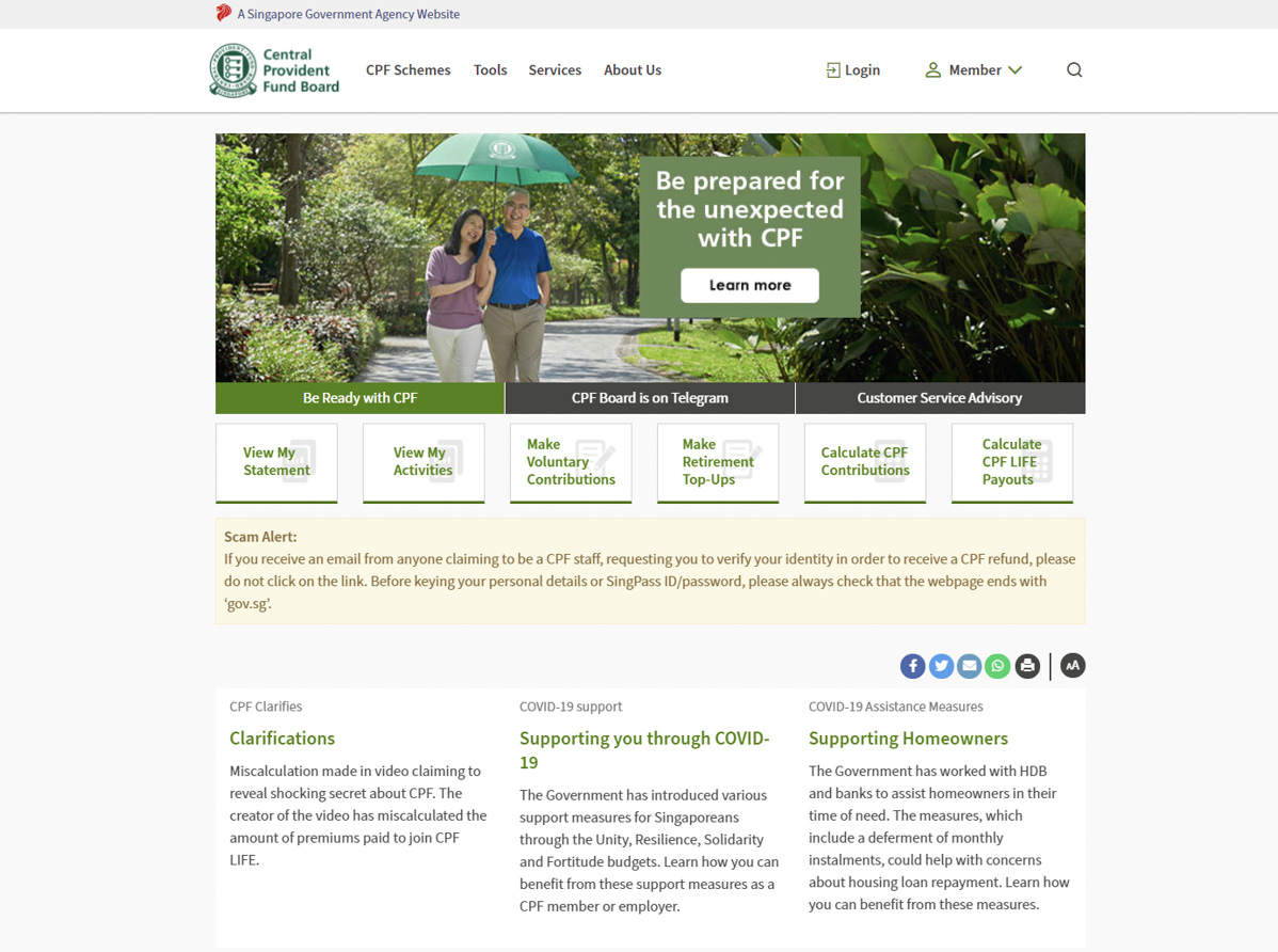 Over 400,000 CPF Members Qualify for Matched Retirement Savings Scheme ...